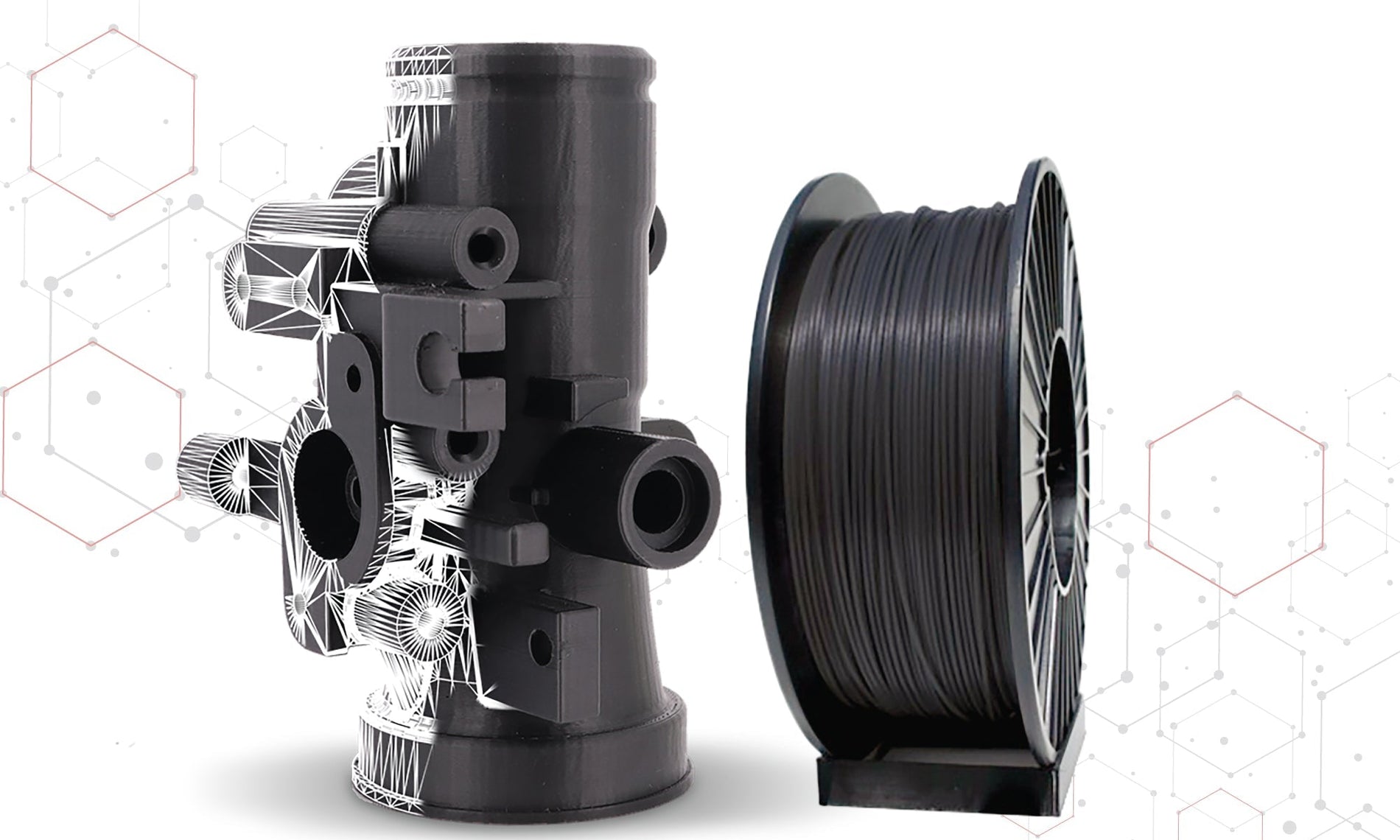 The Role of Reinforcement Geometry in Boosting 3D-Printed Part Perform
