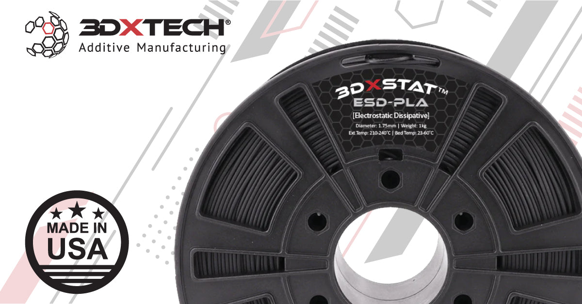 3D Printing Filament-Carbon Fiber, Glass Fiber, ESD-Safe - 3DXTech