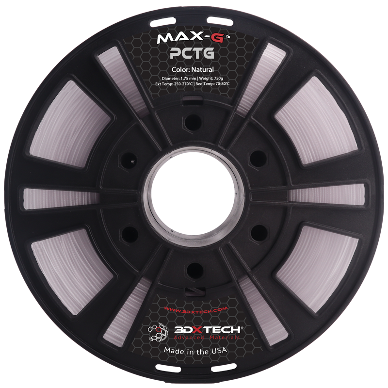 MAX-G™ PCTG 3D Printing Filaments | 3DXTECH
