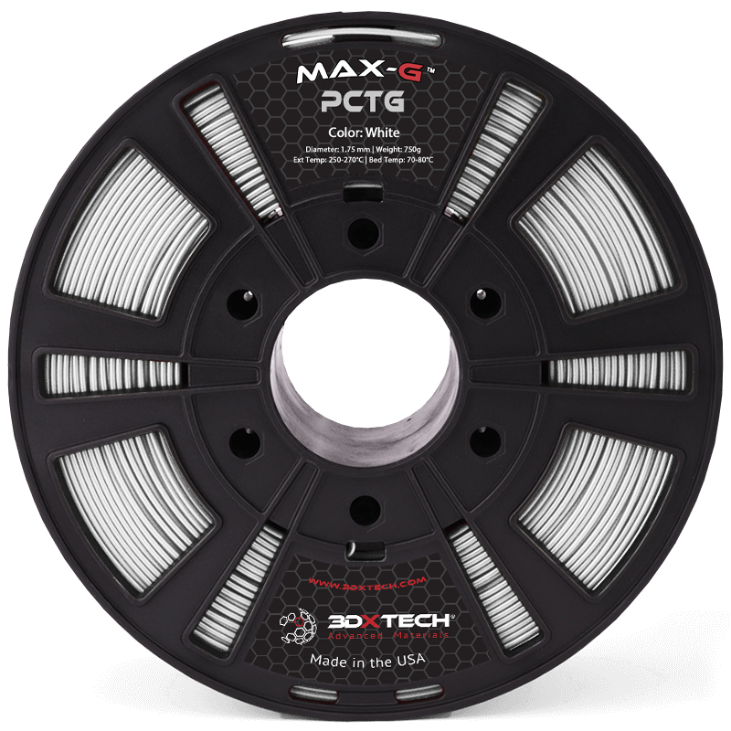 MAX-G™ PCTG 3D Printing Filaments | 3DXTECH